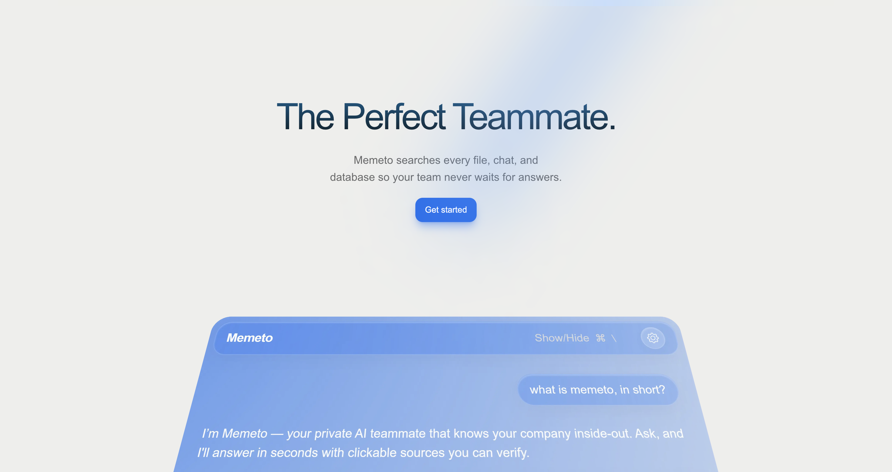 Memeto Ai Knowledge Search Private Ai Assistant For Teams